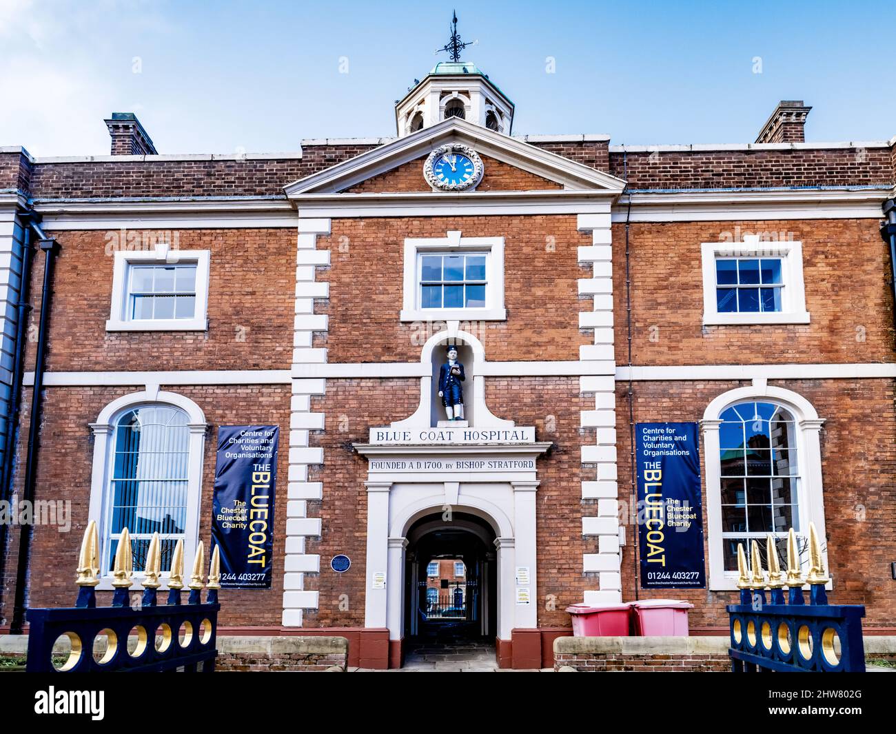 Blue Coat Hospital, Northgate Street, Chester, capital City of Cheshire ...