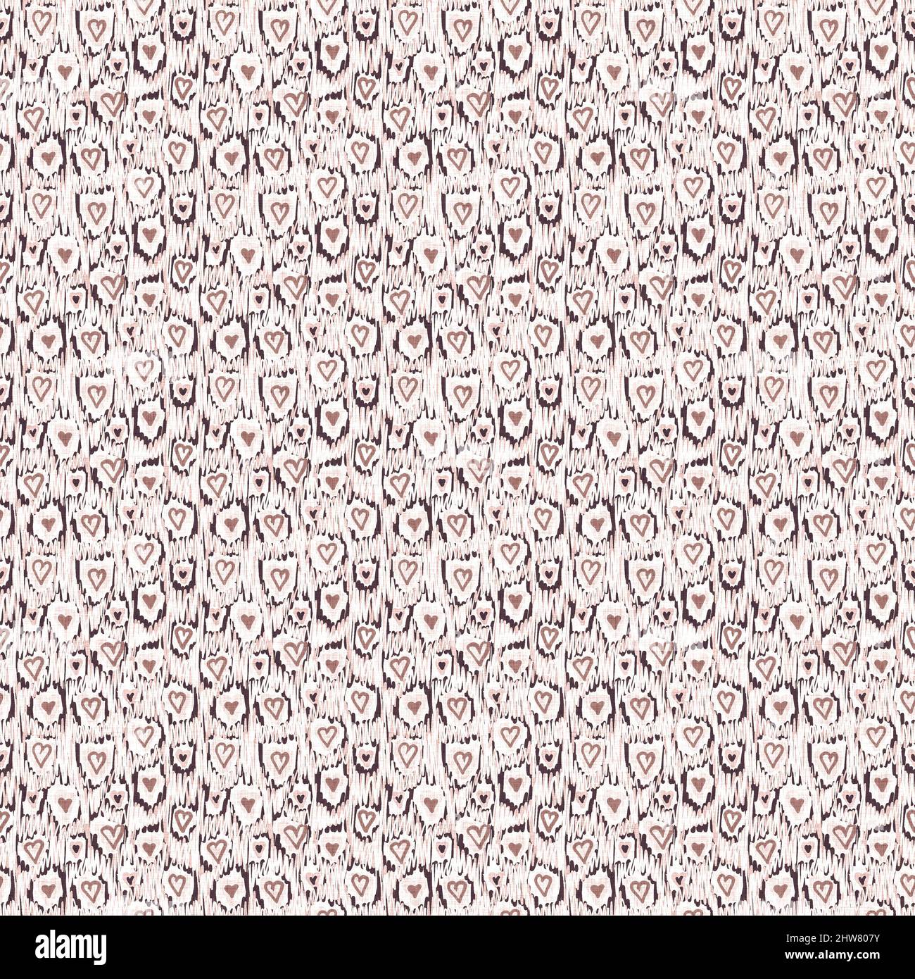 Gender neutral love heart seamless raster background. Simple whimsical ...