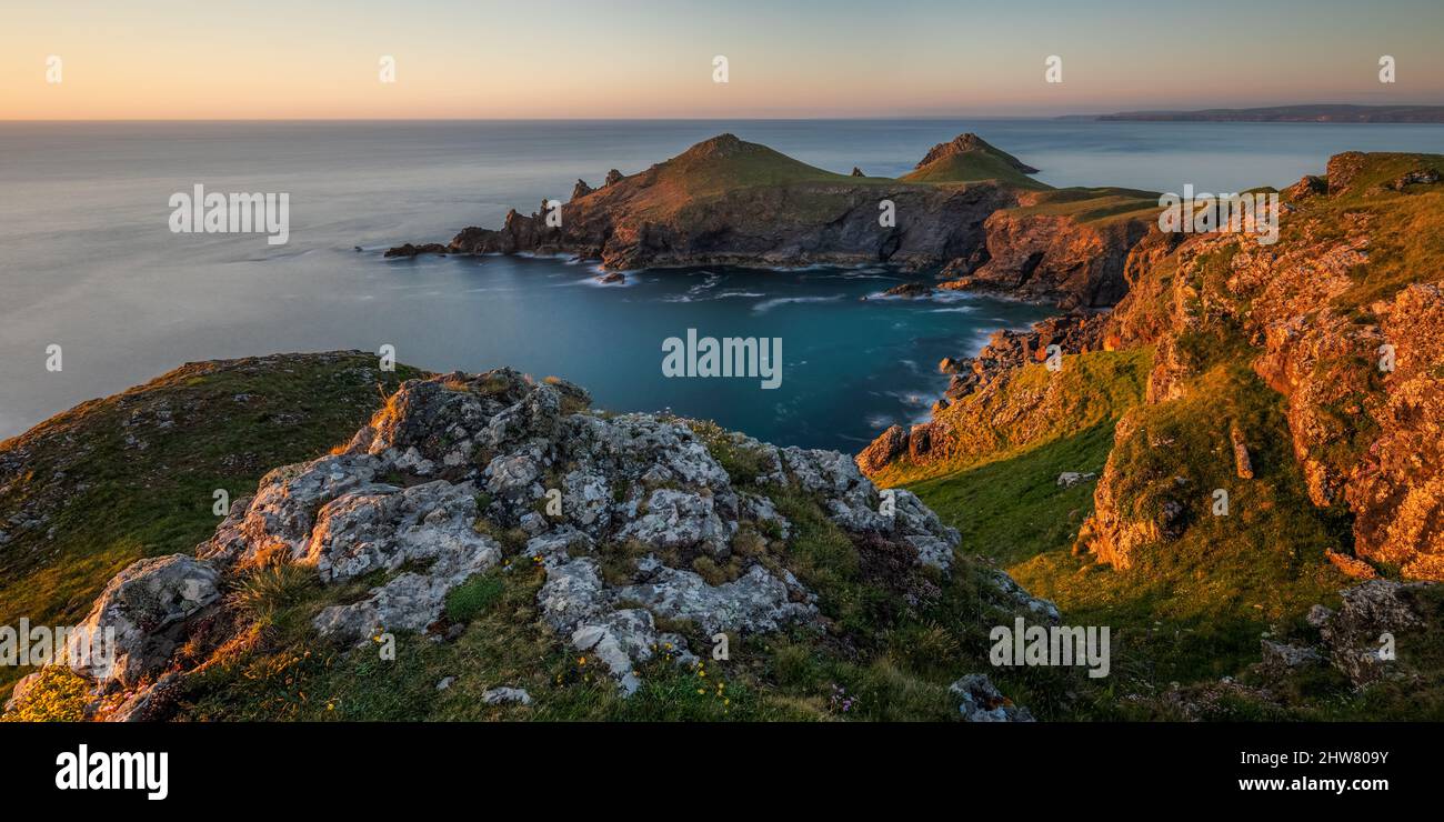 The Rumps, Pentire Point Stock Photo - Alamy