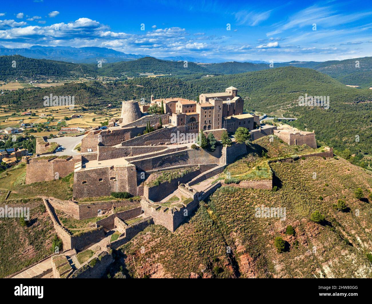 Cardona Castle architecture Barcelona building Catalonia fortress green ...