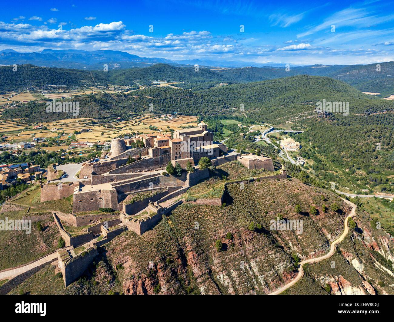 Cardona Castle architecture Barcelona building Catalonia fortress green ...