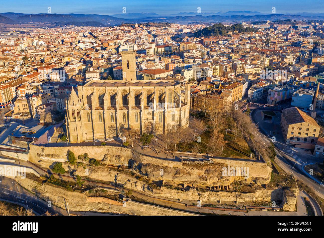 La basilica de santa maria barcelona hi-res stock photography and ...