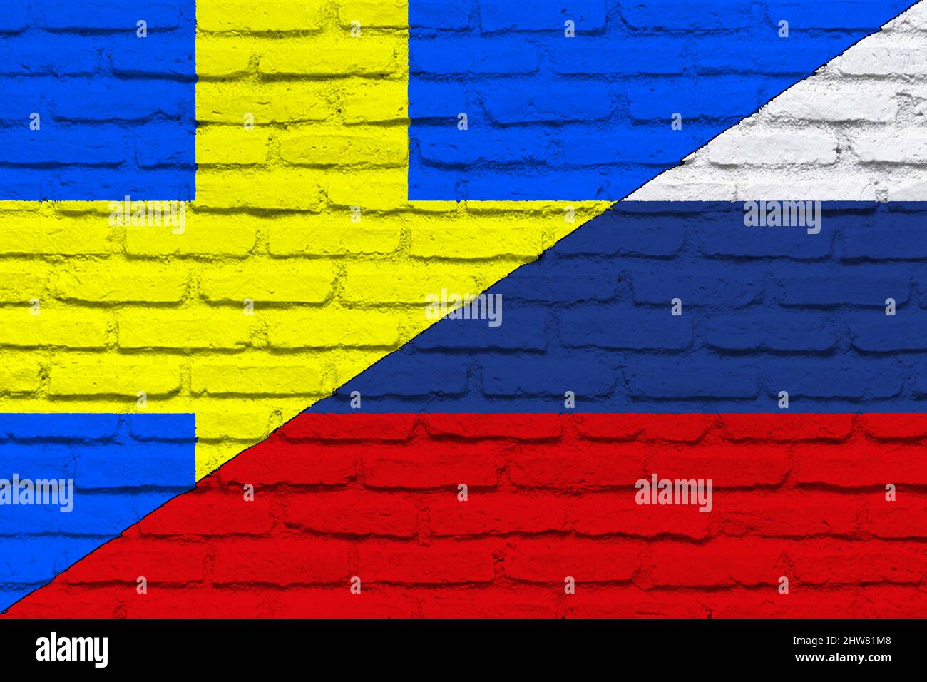 Russian swedish war map hi-res stock photography and images - Alamy