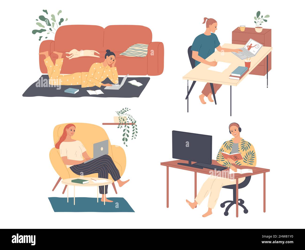 Self employed vector vectors hi-res stock photography and images - Alamy