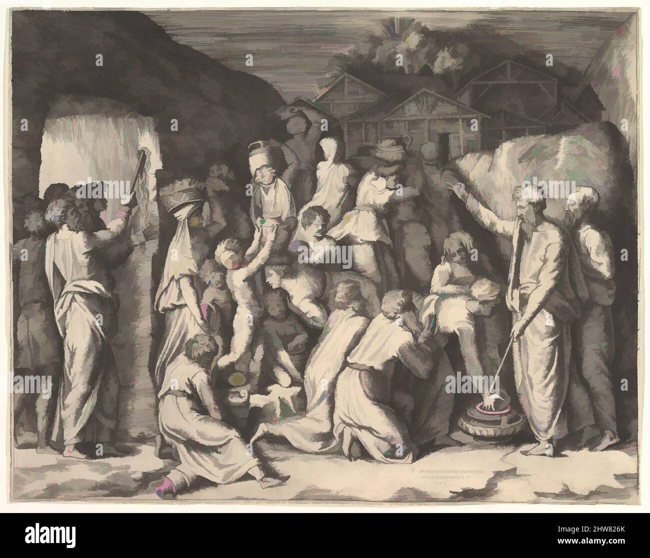 Art inspired by Moses Telling the Israelites to Gather the Manna and ...