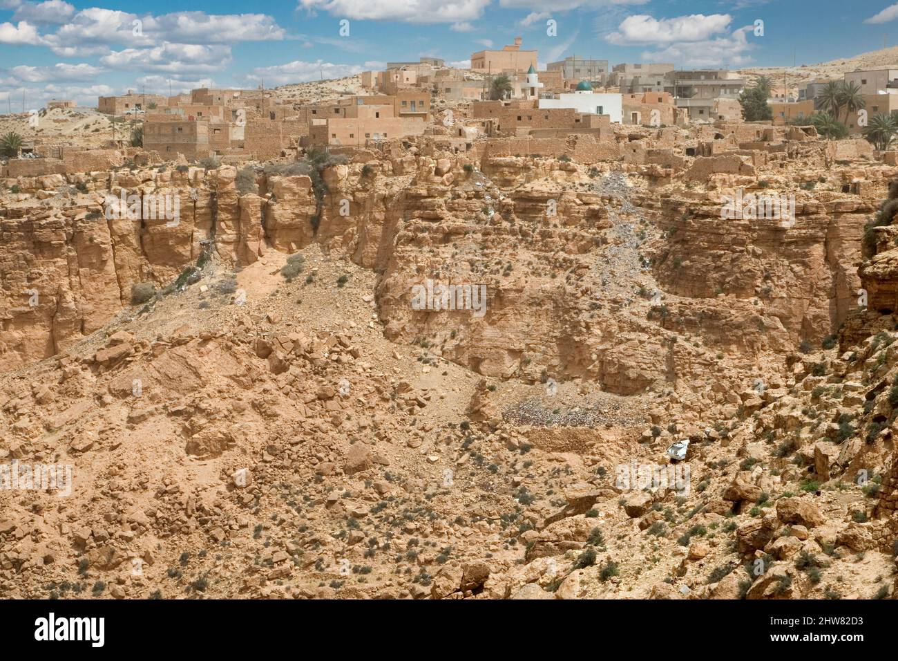 Jadu, Libya, in the Jebel Nafusa. A Berber Village, adhering to the ...