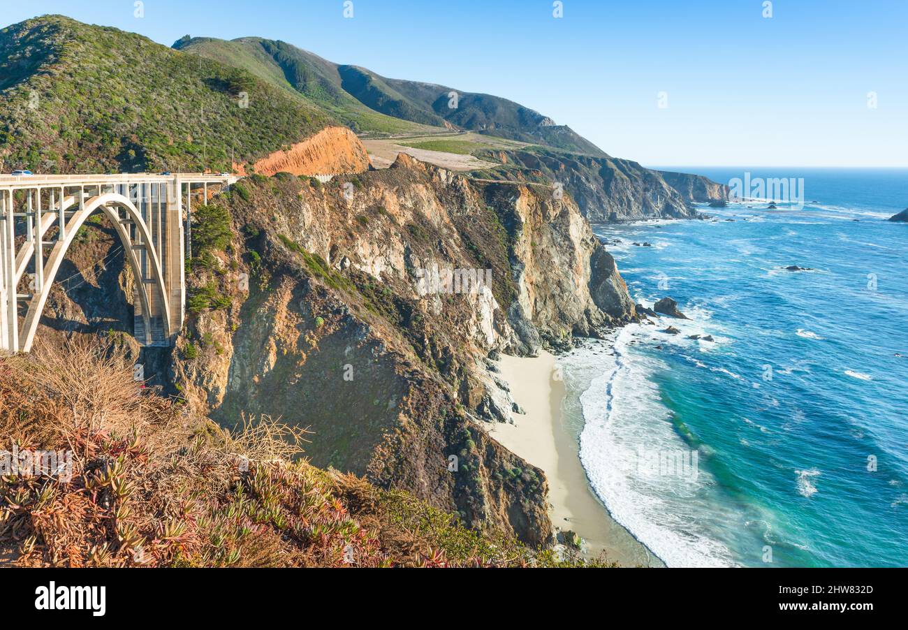 Big bridge highway in nature hi-res stock photography and images - Alamy