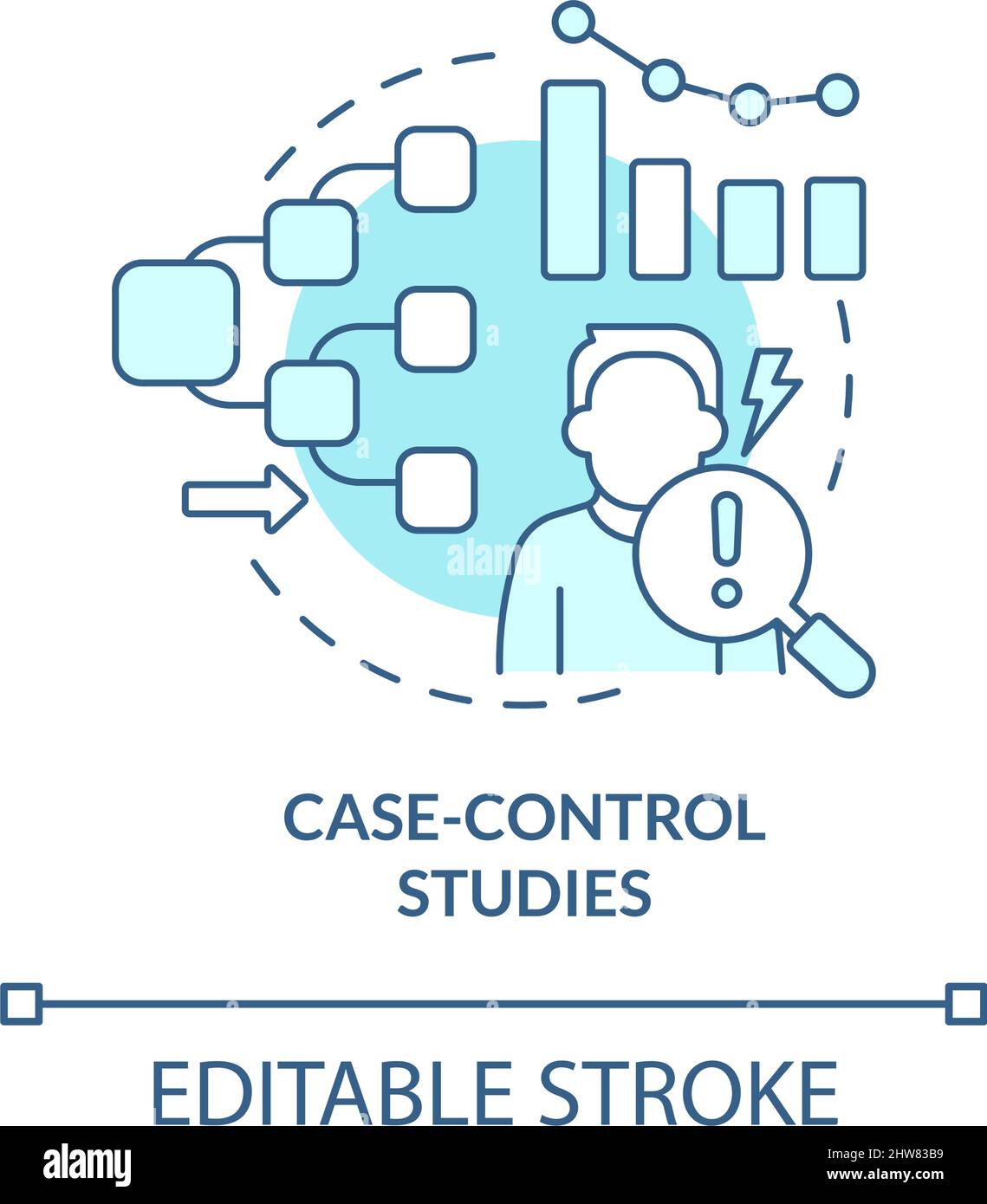 Case-control studies turquoise concept icon Stock Vector Image & Art ... Case-control studies turquoise concept icon Stock Vector Image & Art ...
