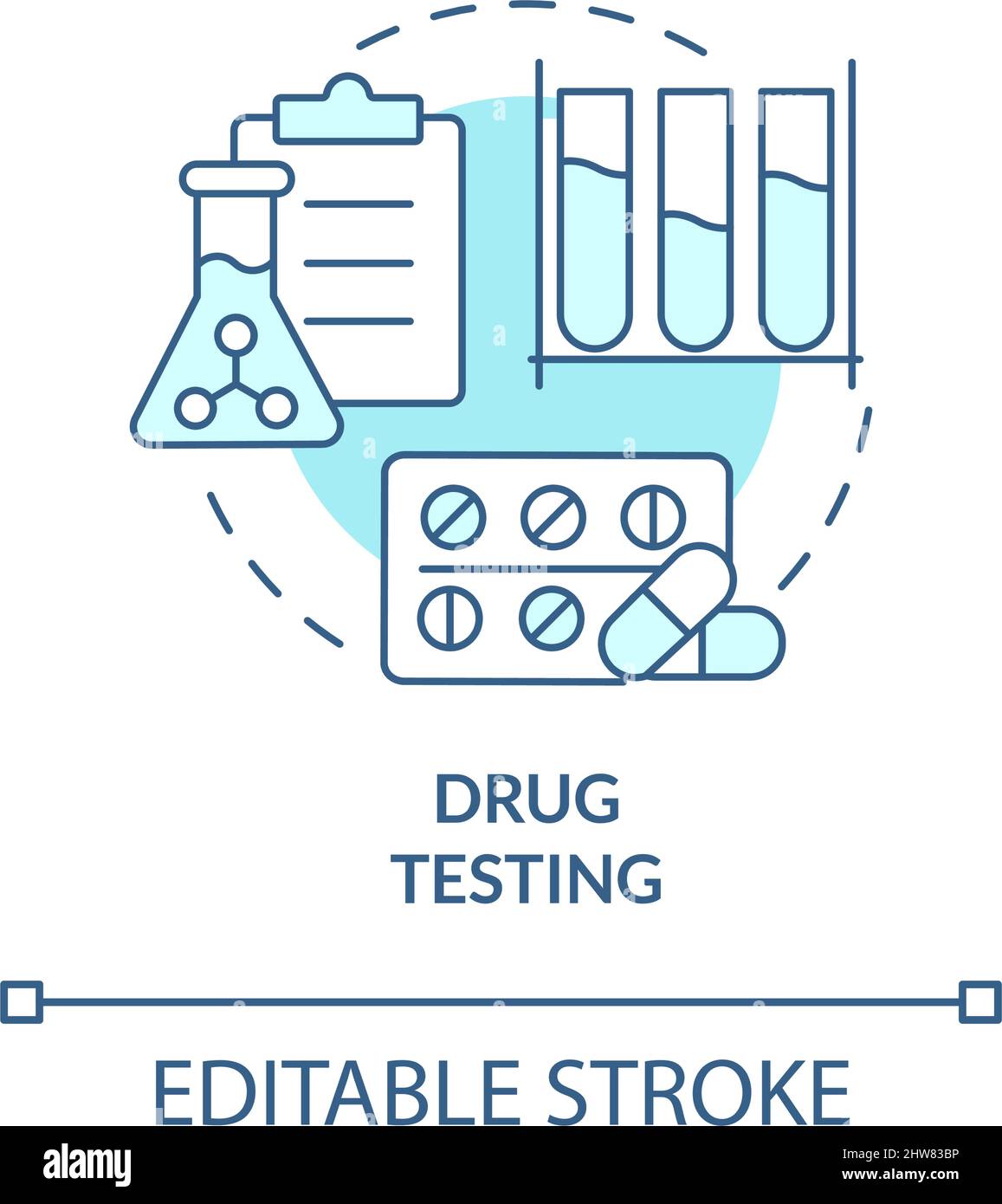 Drug testing turquoise concept icon Stock Vector Image & Art - Alamy Drug testing turquoise concept icon Stock Vector Image & Art - Alamy