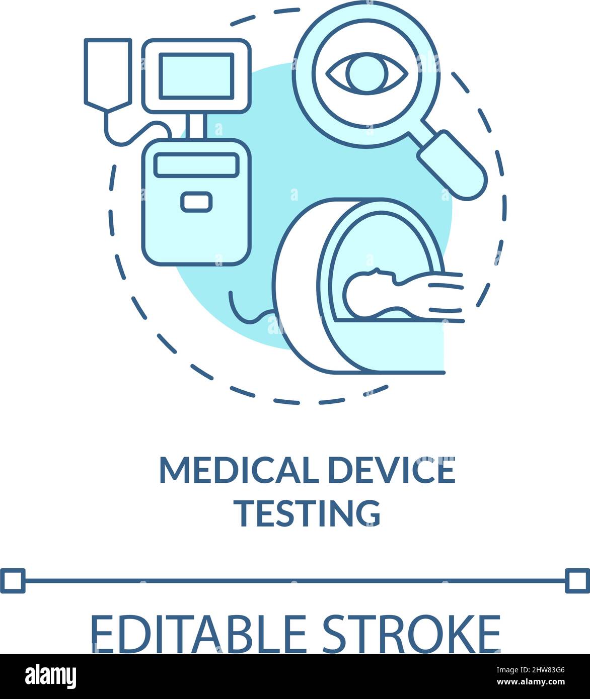Medical trial volunteer Stock Vector Images - Alamy