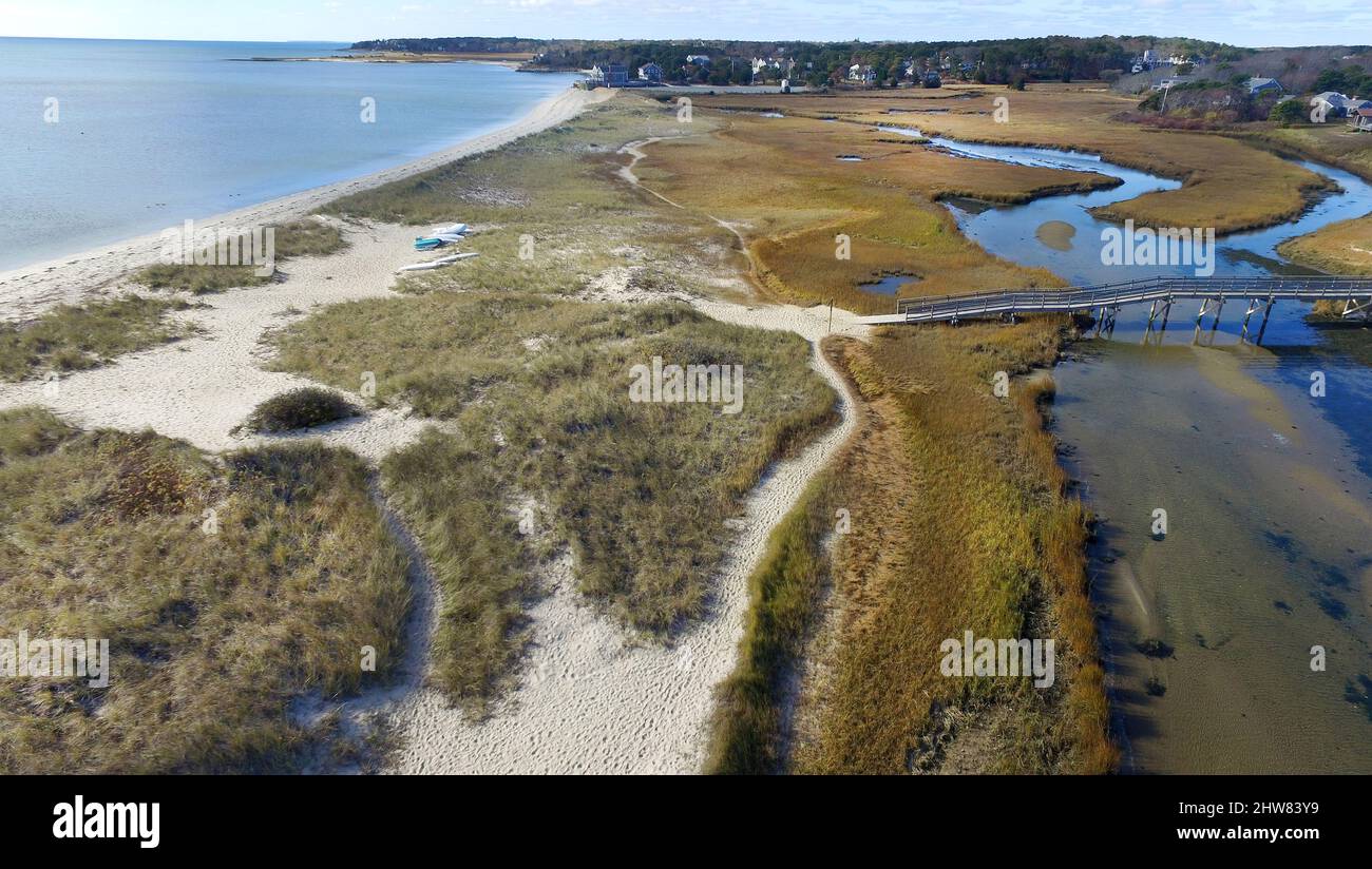 Cape cod aerial hi-res stock photography and images - Alamy
