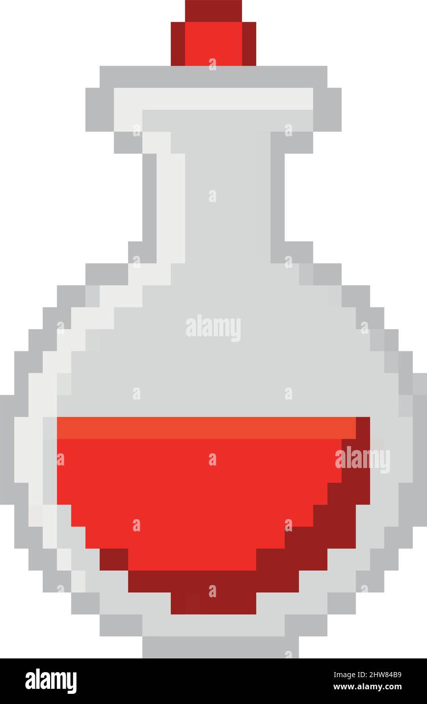 pixelated potion illustration Stock Vector Image & Art - Alamy