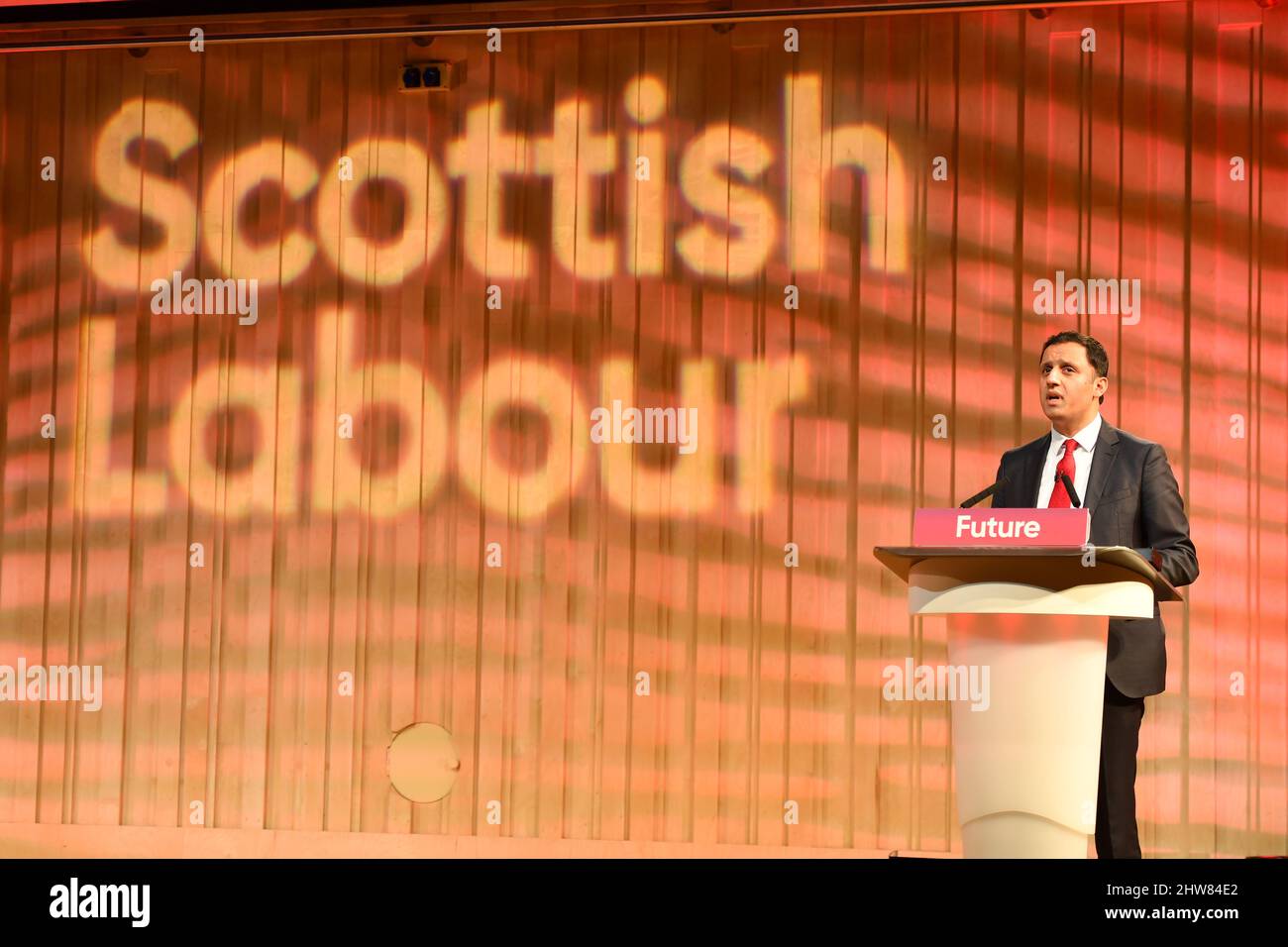 Glasgow, Scotland. 4 March, 2022. PICTURED: Anas Sarwar MSP Scottish ...