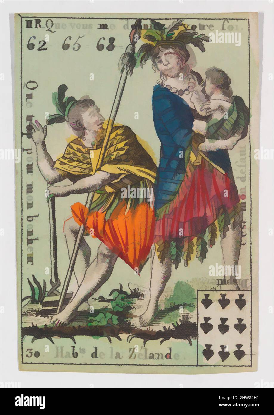 Art inspired by Hab.ts de la Zelande from Playing Cards (for Quartets ...