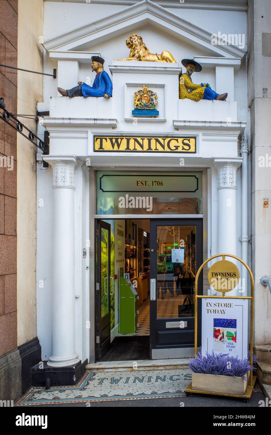 Twinings London - Twinings Tea Shop - historic tea store at 216 The ...