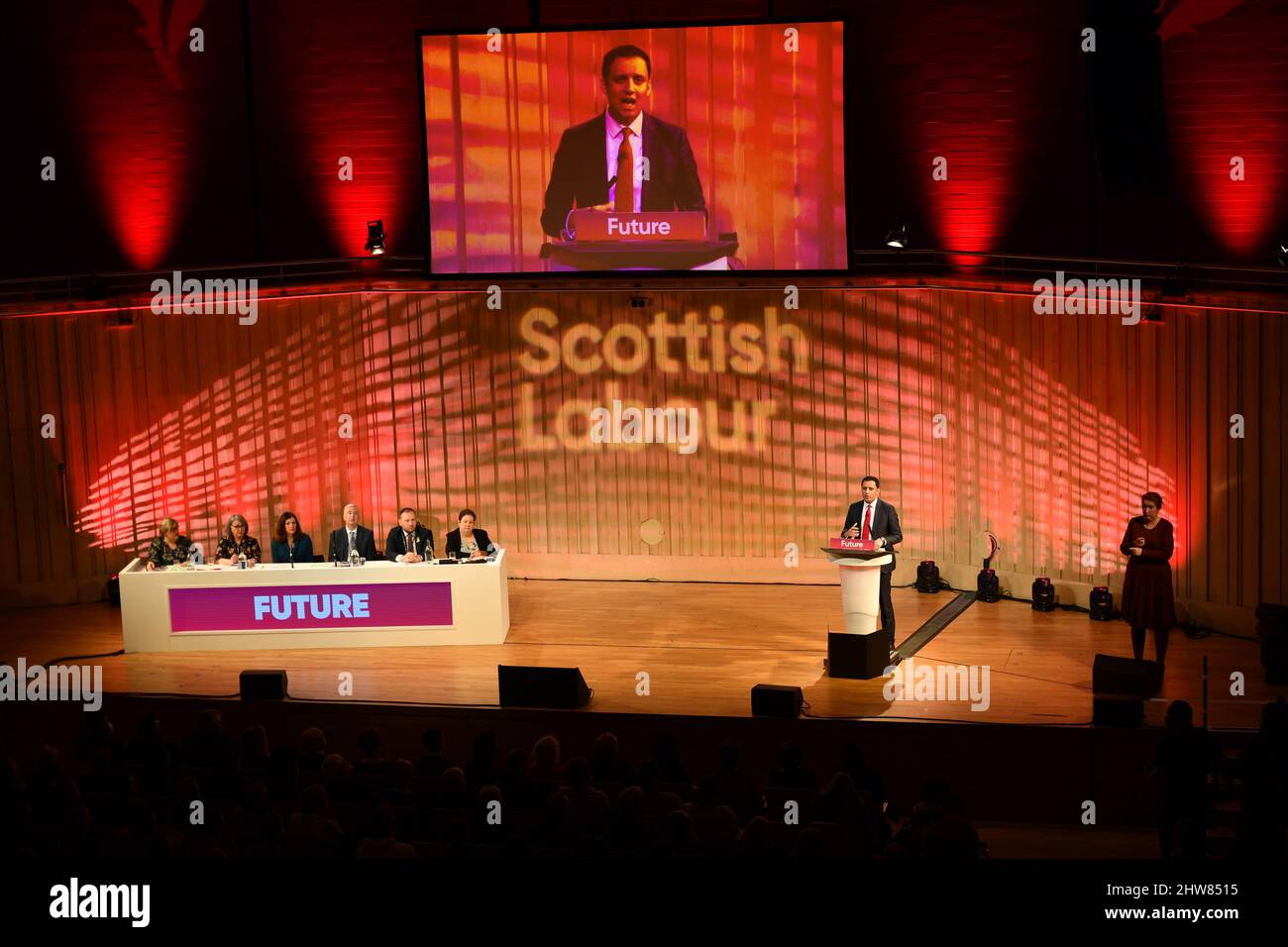 Glasgow Scotland Uk 4th Mar 2022 Pictured Anas Sarwar Msp