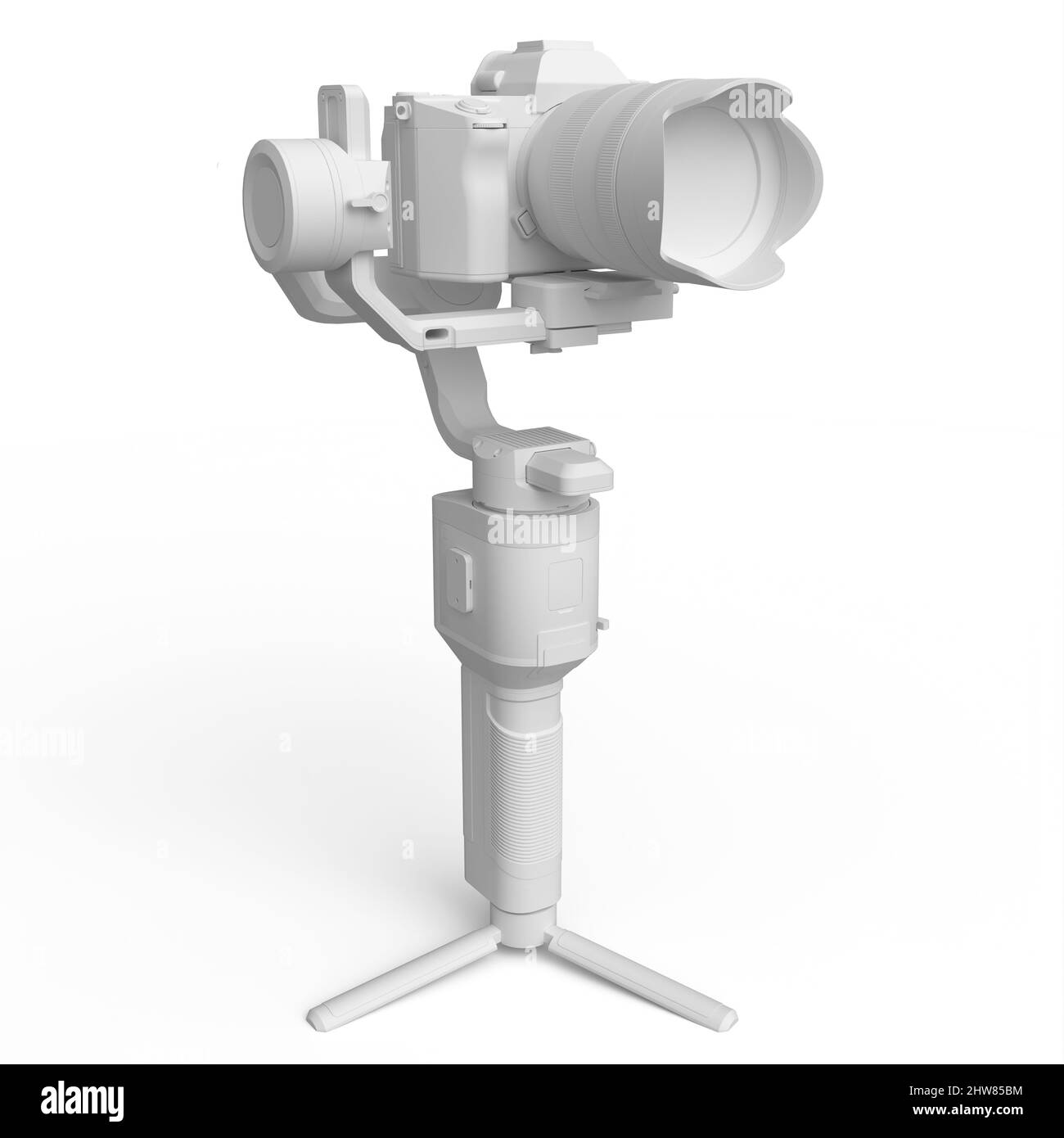 3-axis gimbal stabilization system with nonexistent mirrorless camera ...