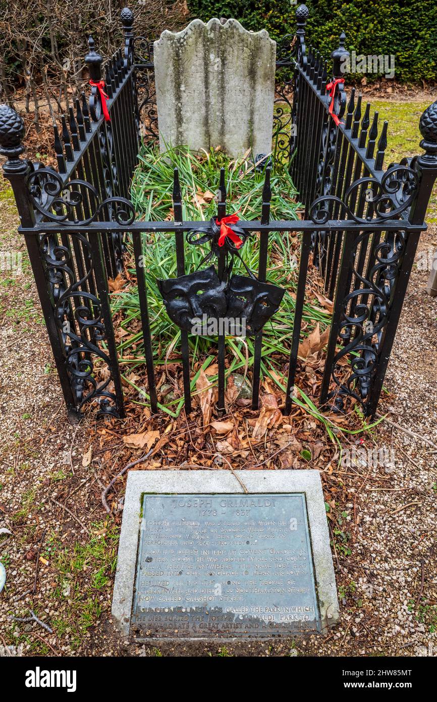 Joseph Grimaldi grave in Joseph Grimaldi Park Pentonville Rd Islington ...