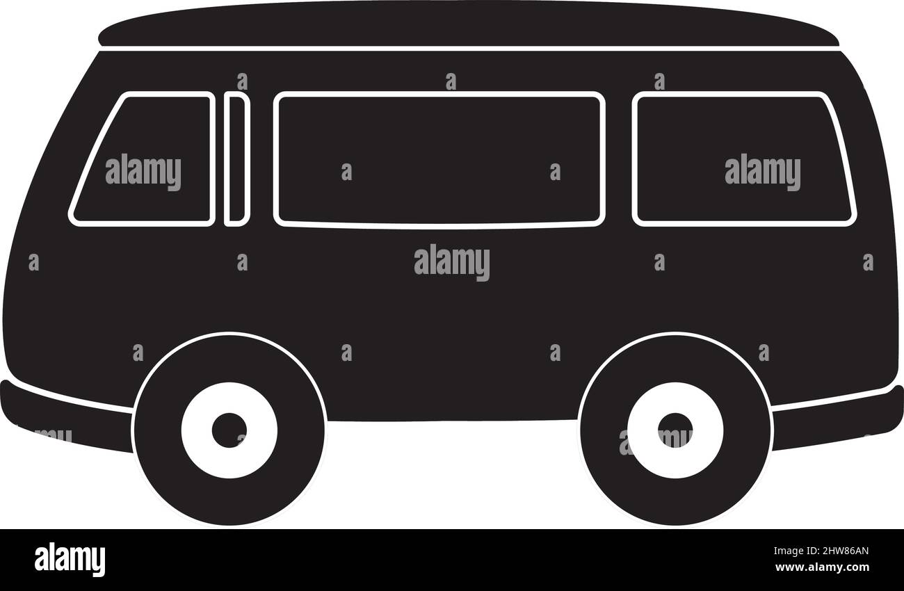 black van design Stock Vector Image & Art - Alamy