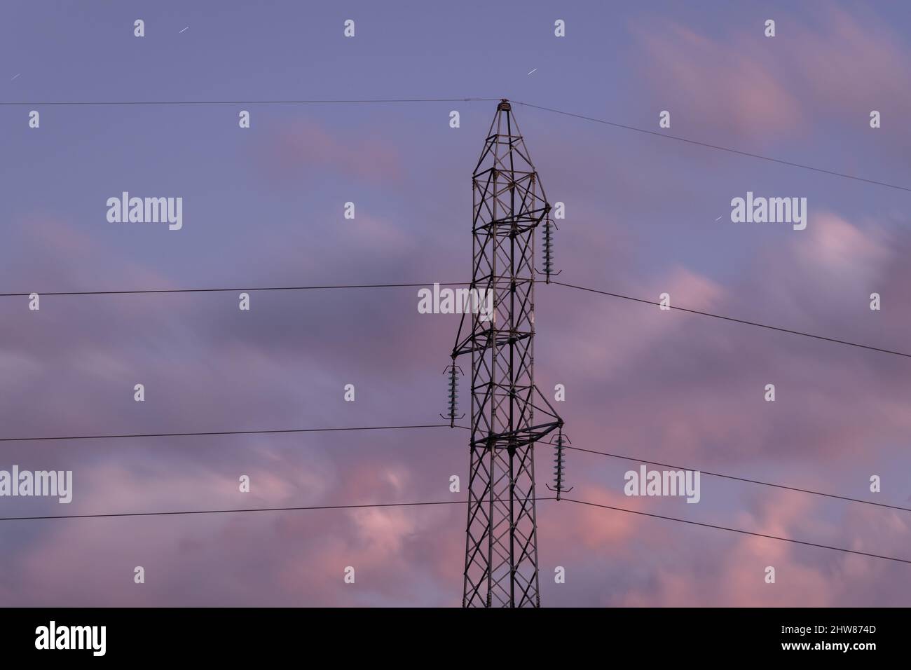 Bracing power line hi-res stock photography and images - Alamy
