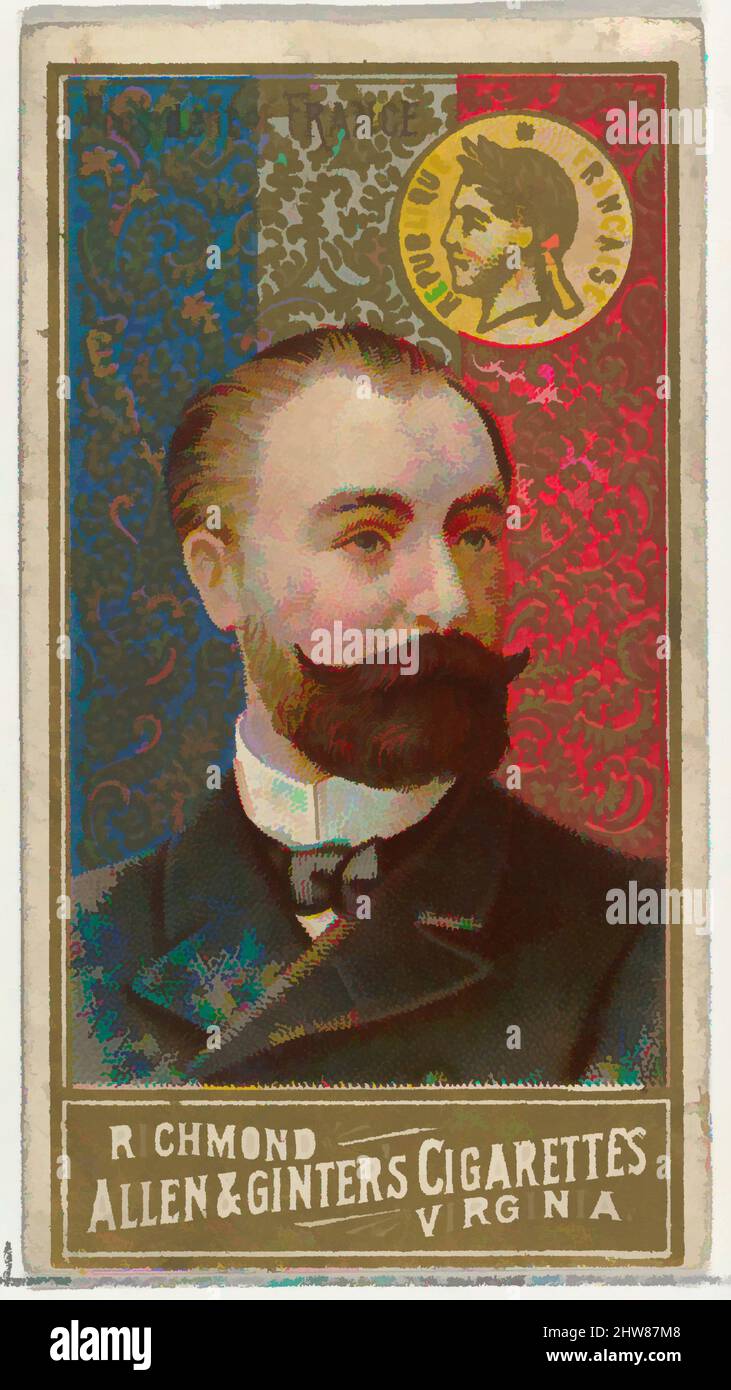 Art inspired by President of France, from World's Sovereigns series ...