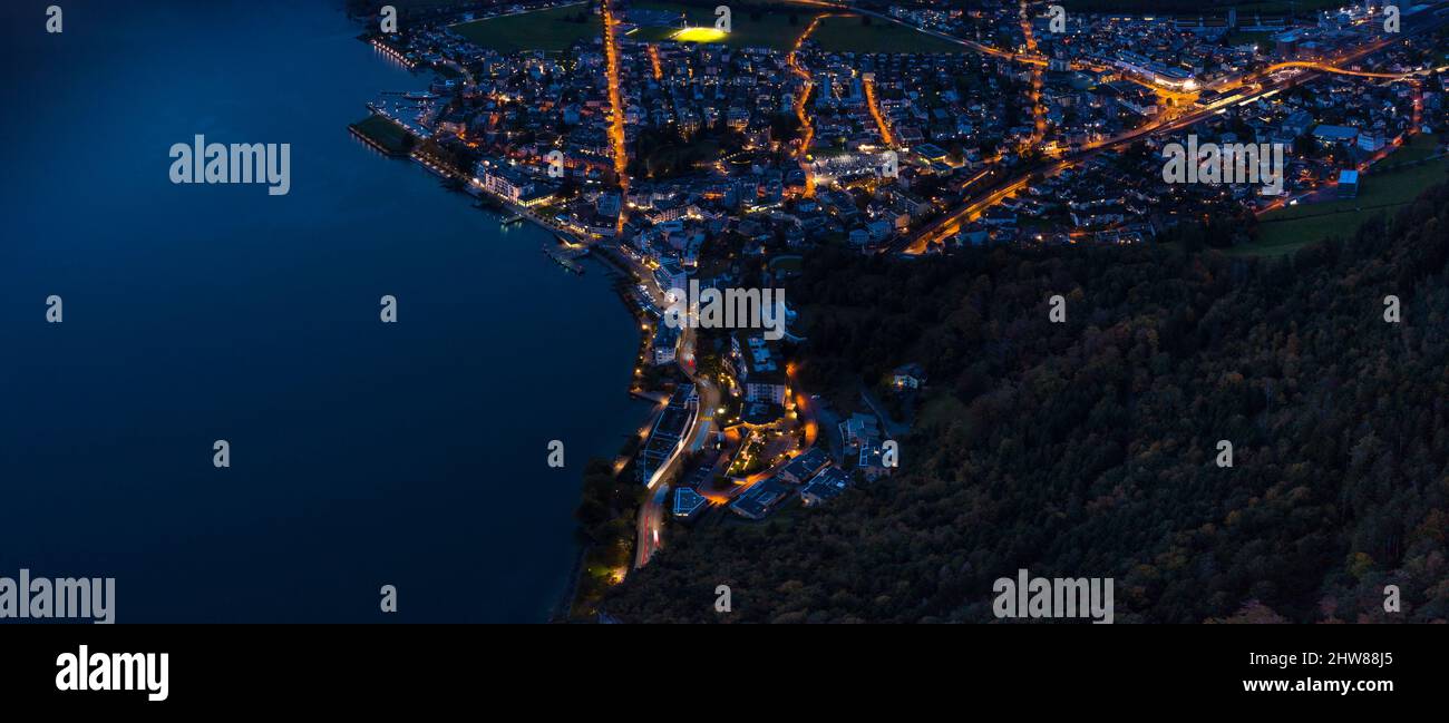 Brunnen switzerland aerial hi-res stock photography and images - Alamy