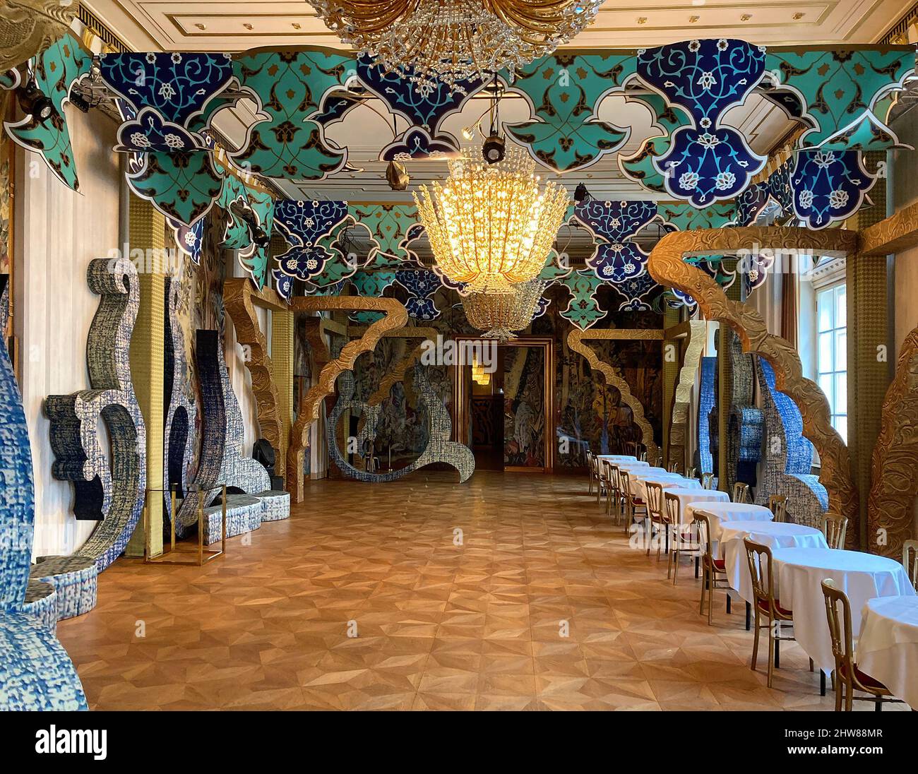 Gustav Mahler break room of the Viennese state opera with parts of the ...