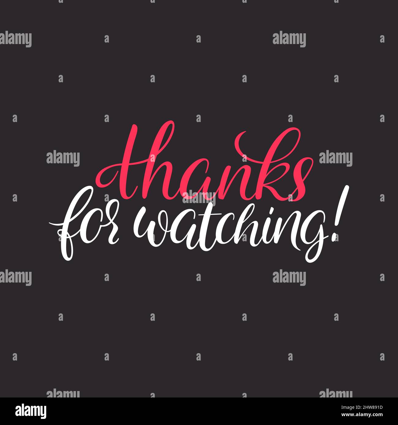 Thanks for watching hi-res stock photography and images - Alamy