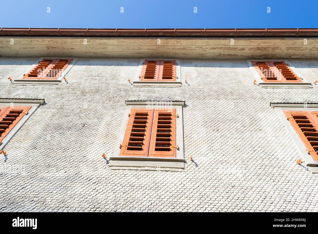 Gersau, Switzerland - March, 27, 2017: Vintage traditional Swiss ...