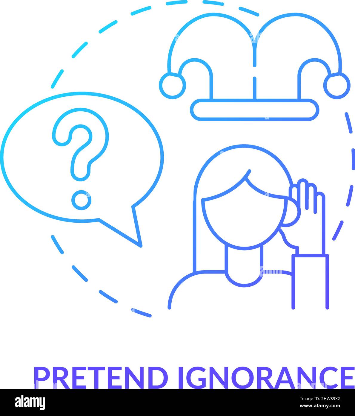 Ignorance concept hi-res stock photography and images - Alamy
