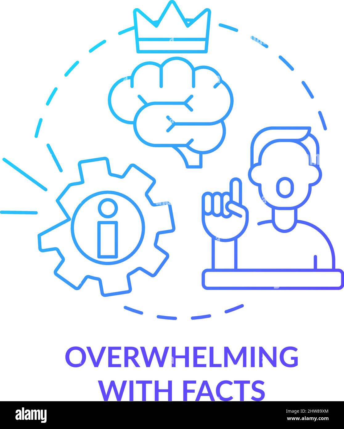 Overwhelming icon Stock Vector Images - Alamy