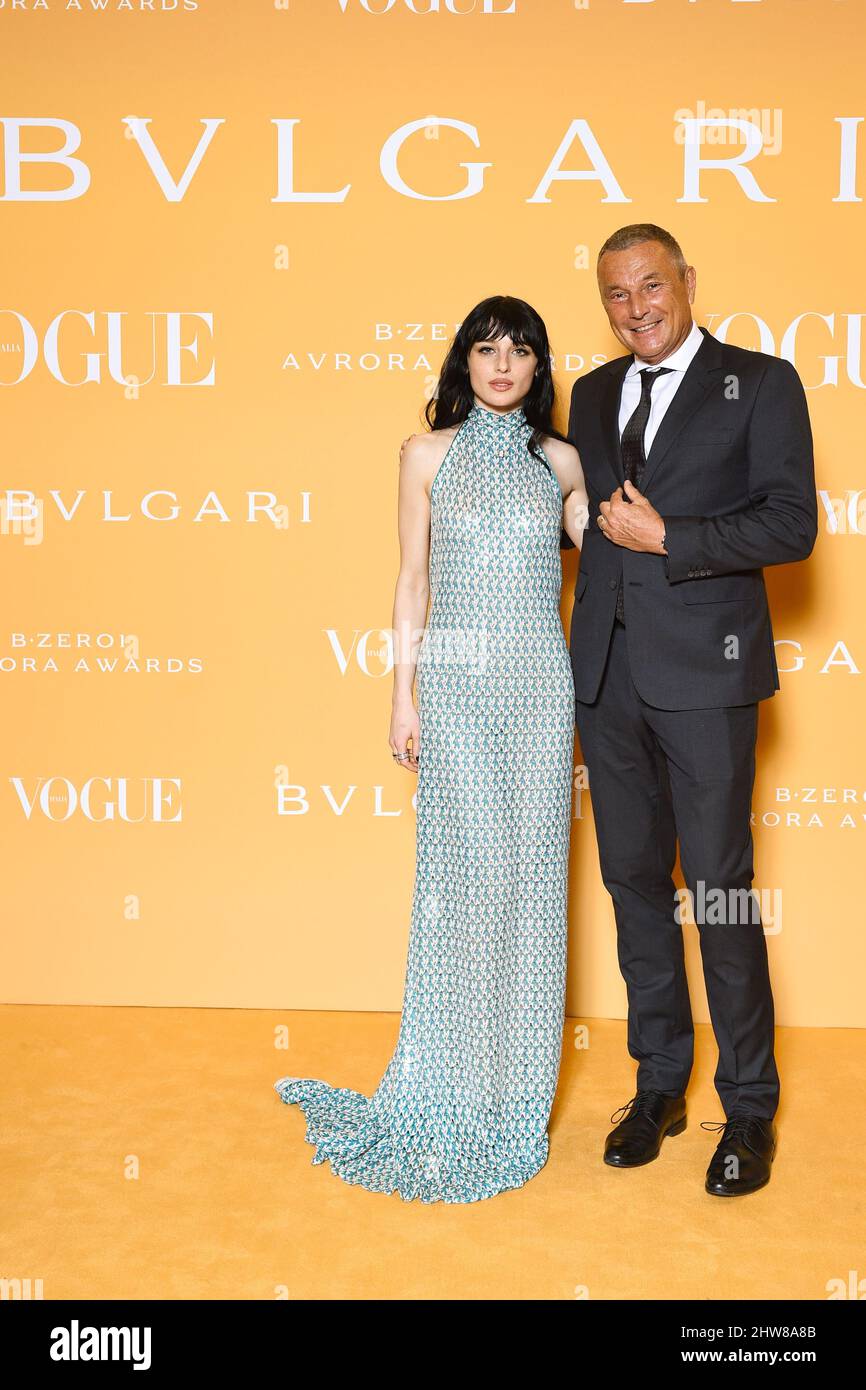 Alice Pagani , Jean Christophe Babin Bvlgari B.Zero1 Avrora Awards ...