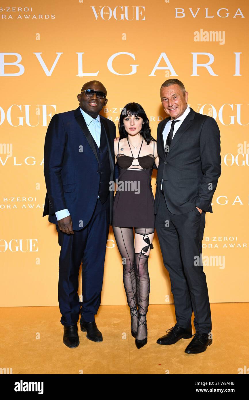 Edward Enninful , Alice Pagani , Jean Christophe Babin Bvlgari B.Zero1 ...