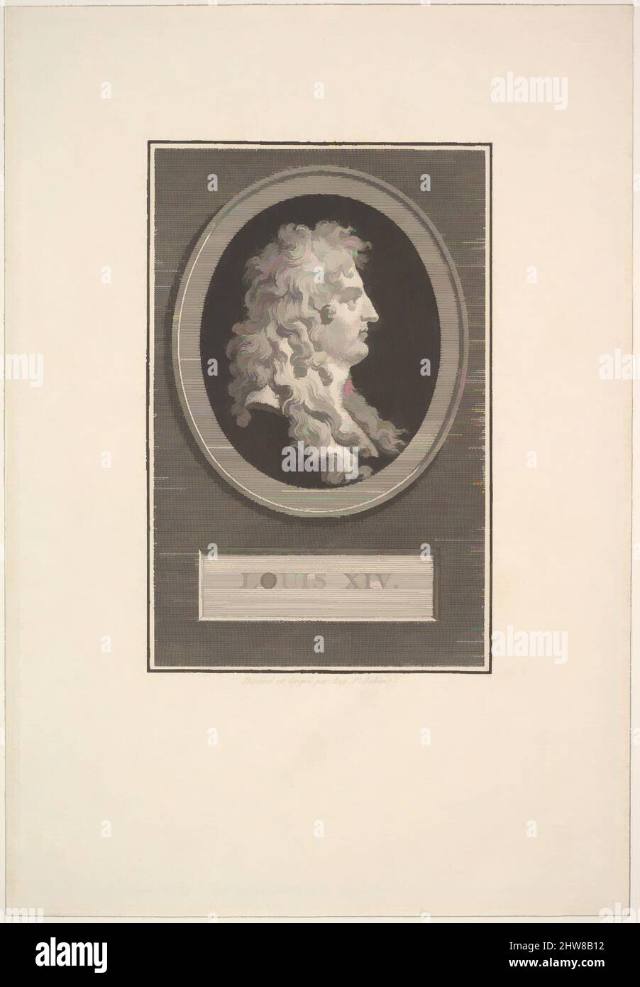 Art inspired by Portrait of Louis XIV, 1779, Etching and engraving ...
