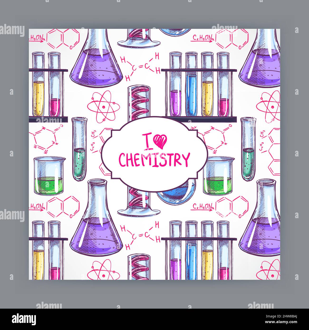 Chemical formulas Stock Vector Images - Alamy