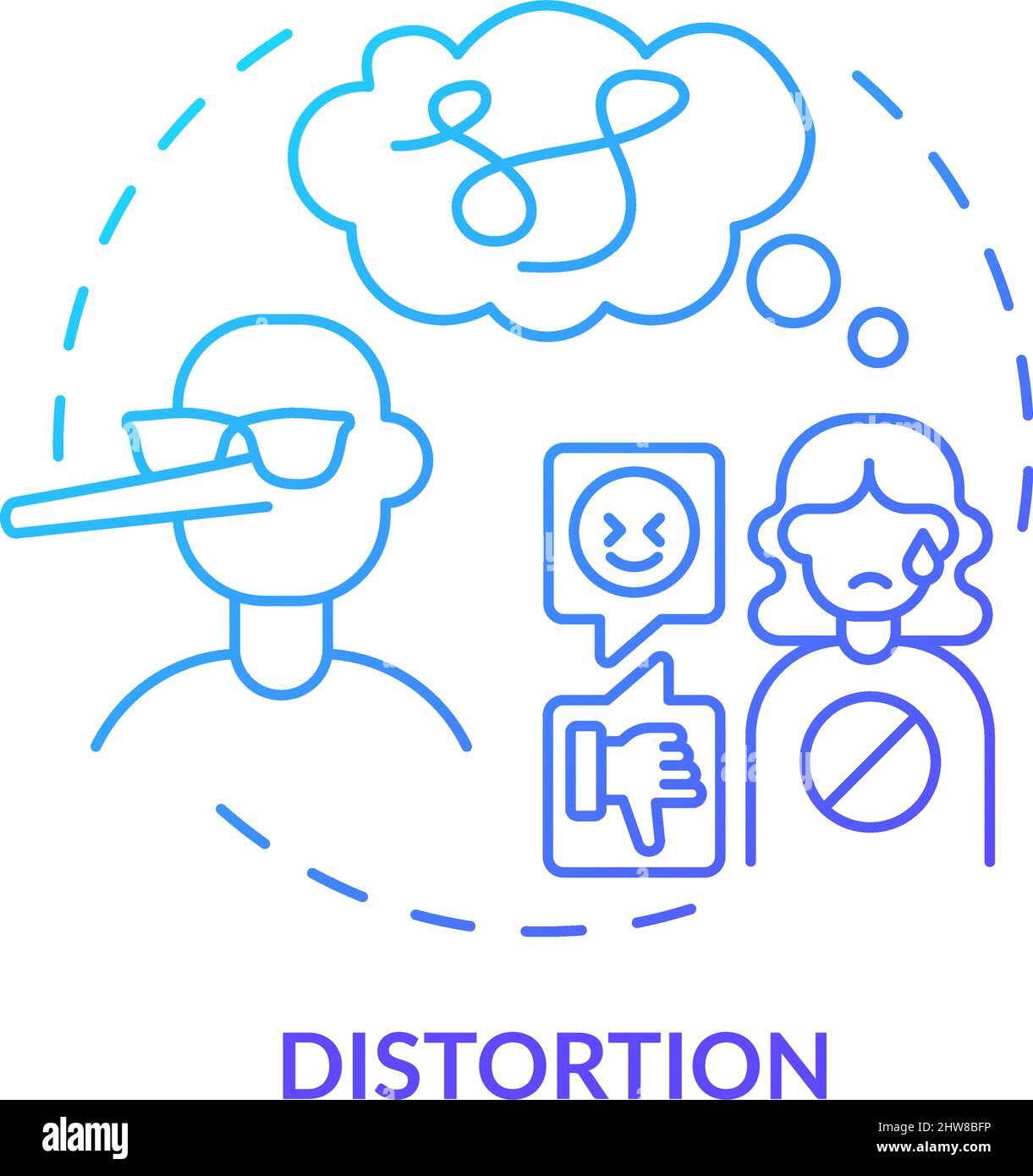 Emotional distortion hi-res stock photography and images - Alamy