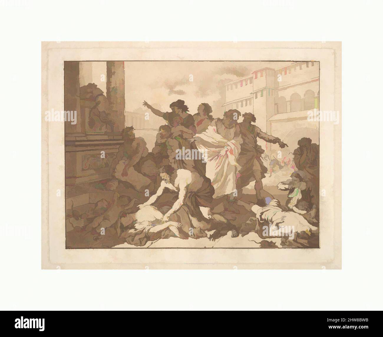 Art inspired by La Peste chez les Philistins (Plague Among the ...