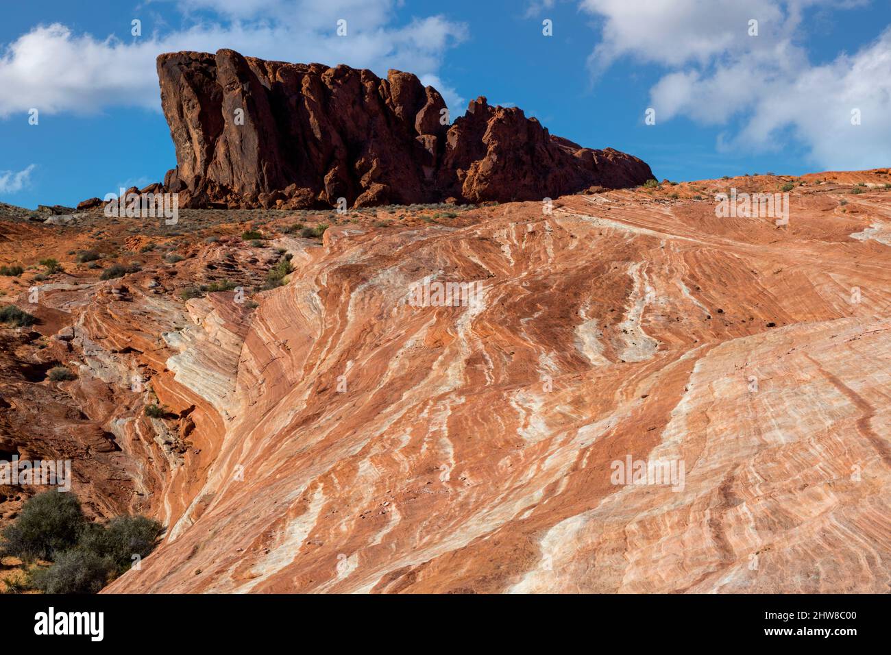 Valley of Fire, Nevada. The Fire Wave Stock Photo - Alamy
