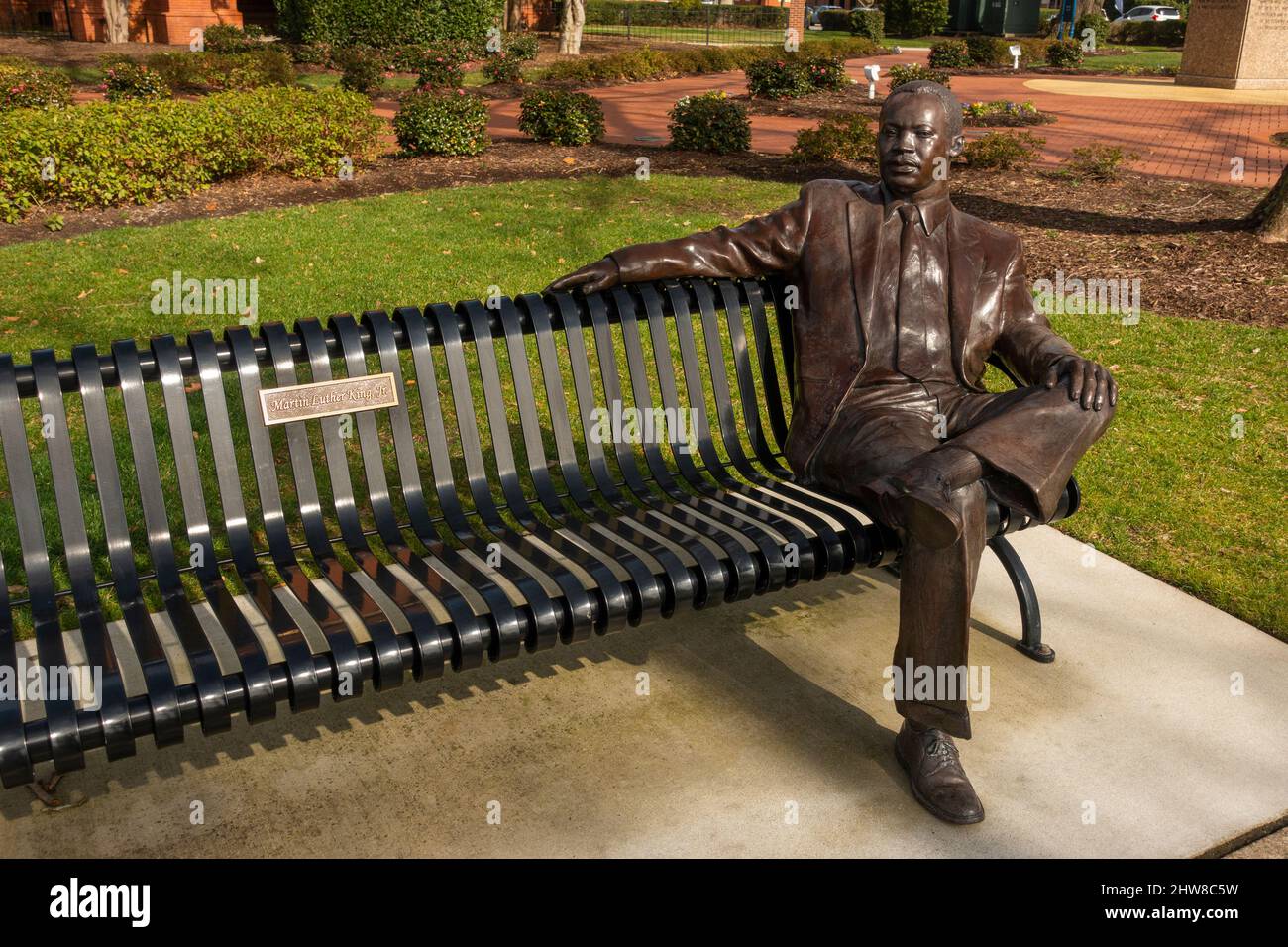 Iconic sculptures in Hampton University Legacy Park Hampton Virginia ...