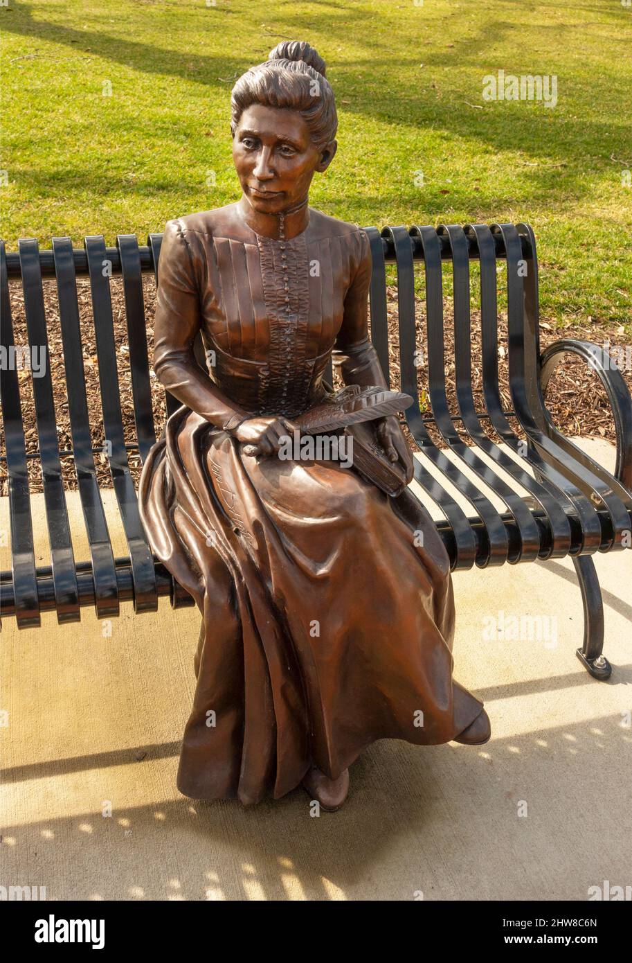 Iconic sculptures in Hampton University Legacy Park Hampton Virginia ...