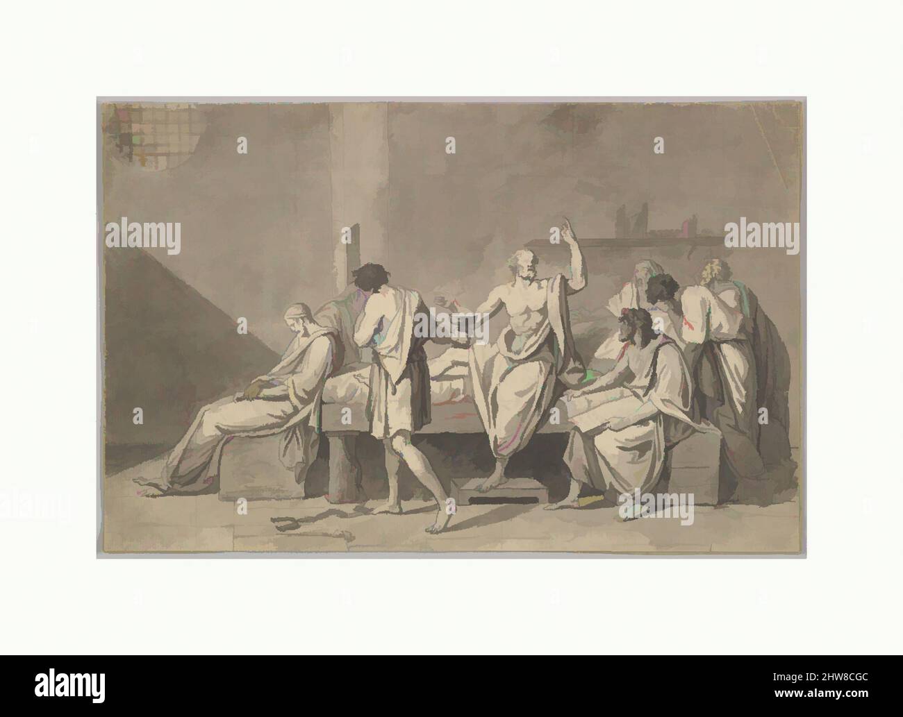 The death of socrates Cut Out Stock Images & Pictures - Alamy