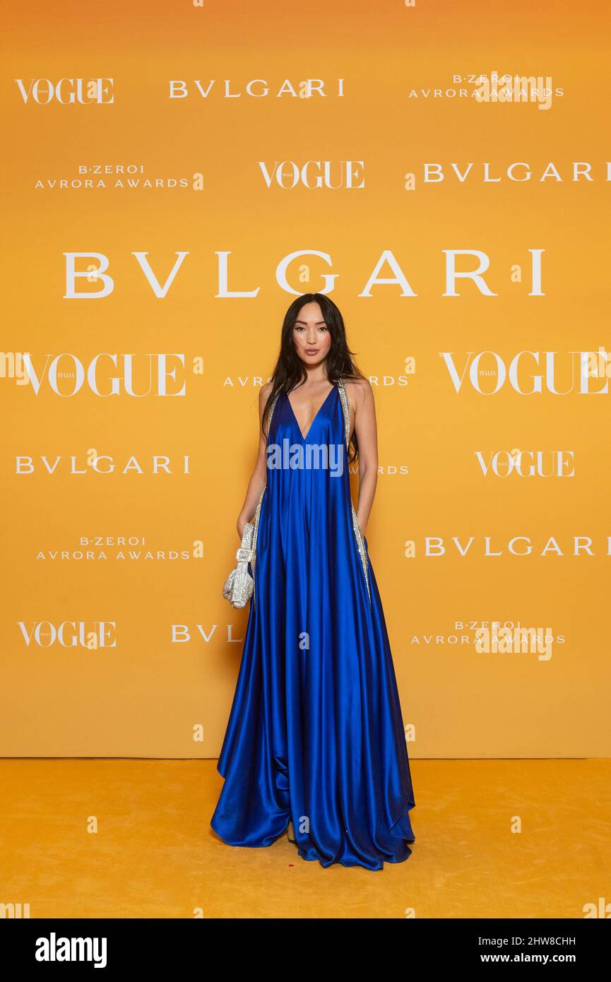 Korlan Madi Bvlgari B.Zero1 Avrora Awards Milan, Italy 27th February ...