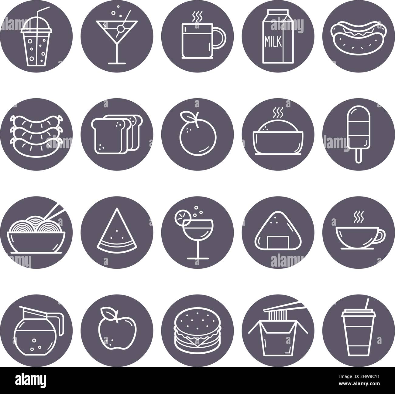 Rice milk vector vectors hi-res stock photography and images - Alamy