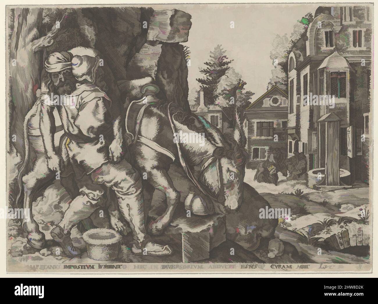 Art inspired by Copy of The Good Samaritan Putting the Traveller on His ...