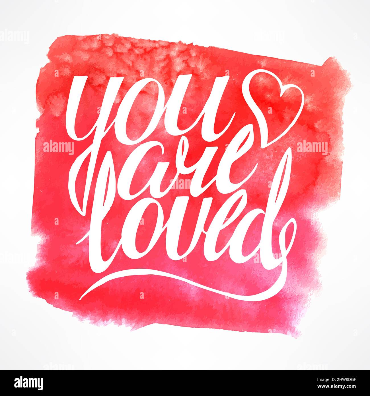 Quote on watercolor Stock Vector Images - Alamy