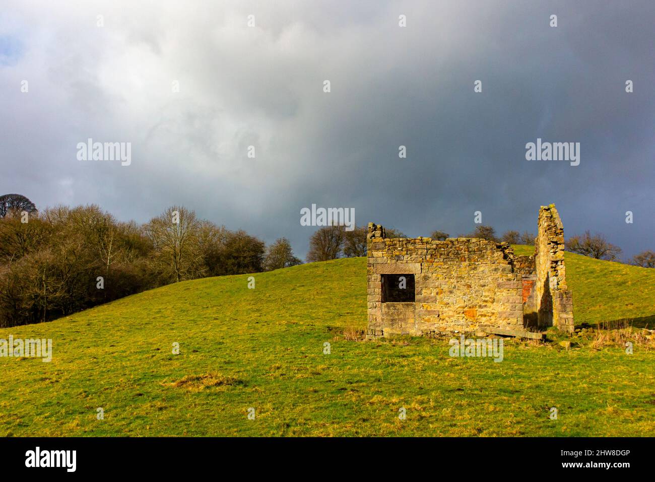 Ruin ruins peak district hi-res stock photography and images - Alamy