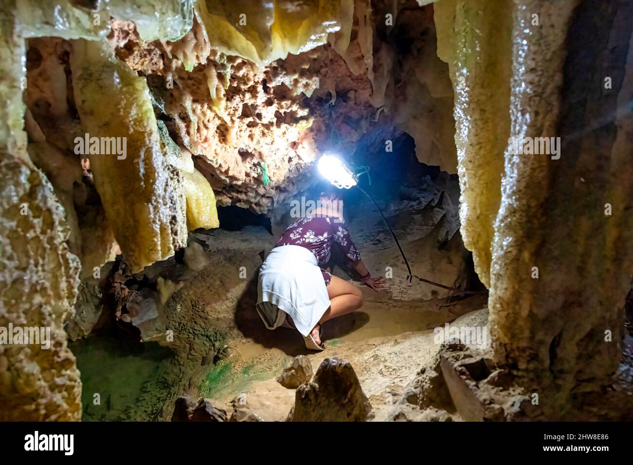 Cueva de Bellamar or Bellamar Caves Stock Photo - Alamy