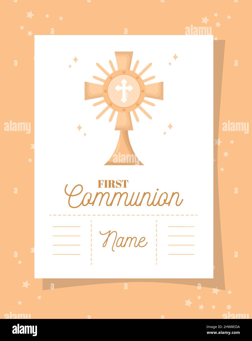 first communion paper Stock Vector Image & Art - Alamy