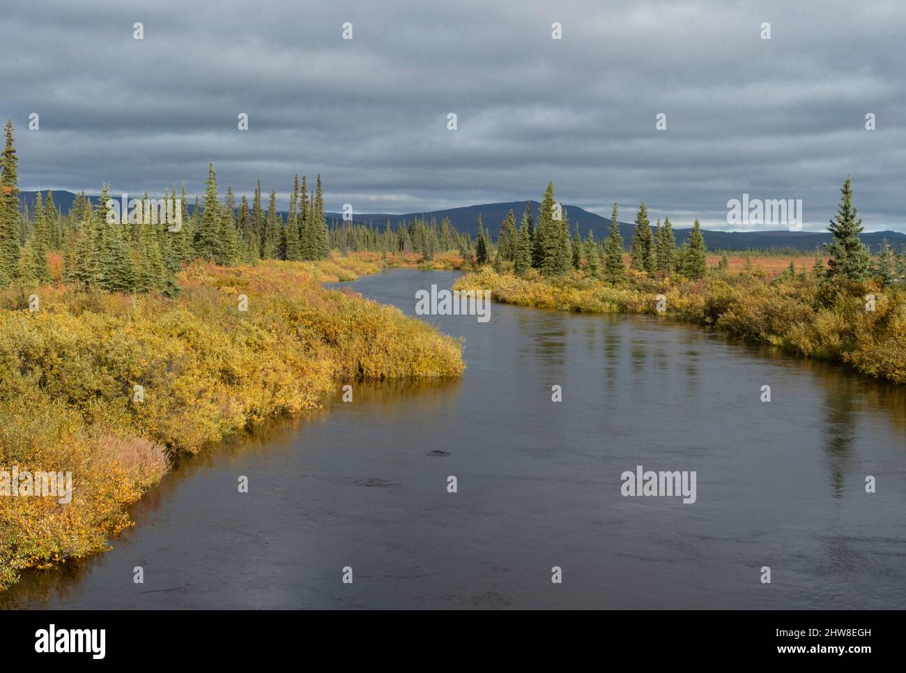 North America; United States; Alaska; Hodzana Hills; Kanuti River ...