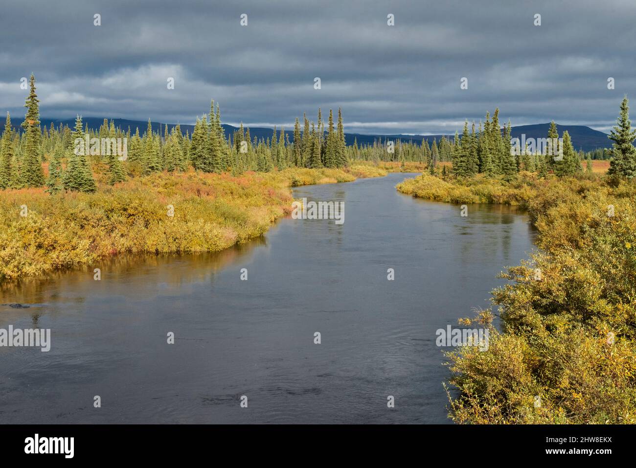 North America; United States; Alaska; Hodzana Hills; Kanuti River ...